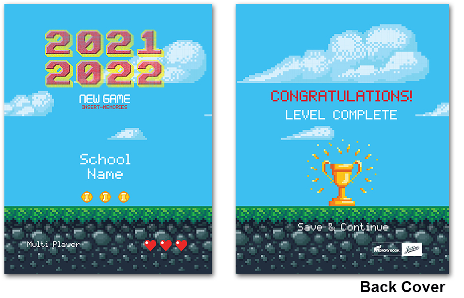 Game On Yearbook Cover